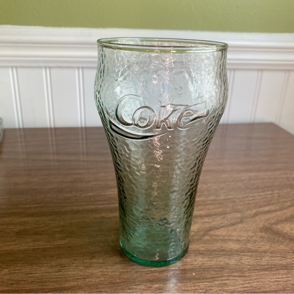 Coca Cola Dining Vintage Dimpled Cocacola And Coke Glass Poshmark